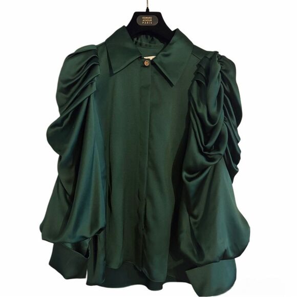 Edward Achour | Tops | Nwtedward Achour Paris Stunning Emerald Green ...